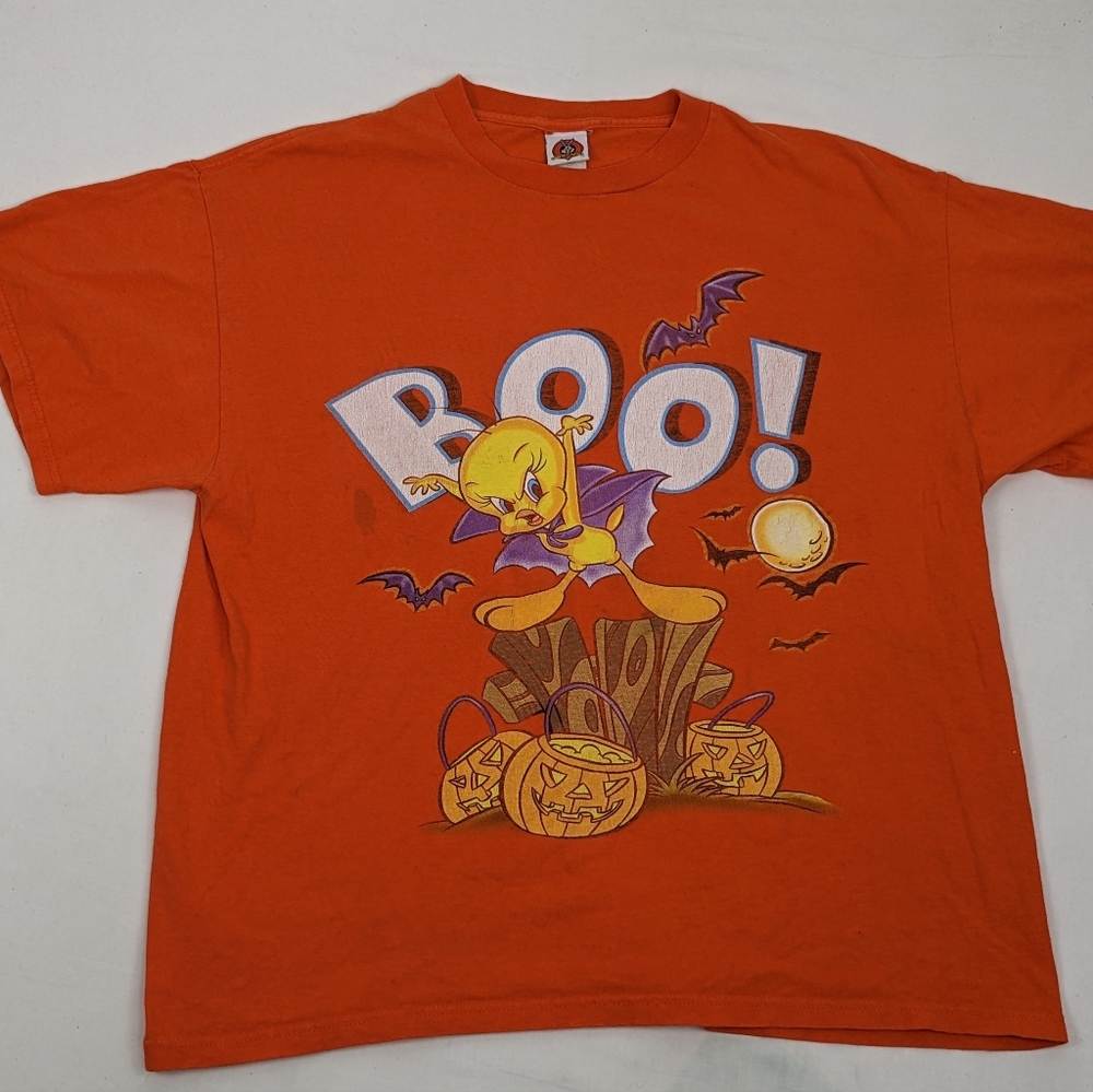 Vintage 90s Looney Tunes Tweety Bird Halloween Boo! S… - Gem